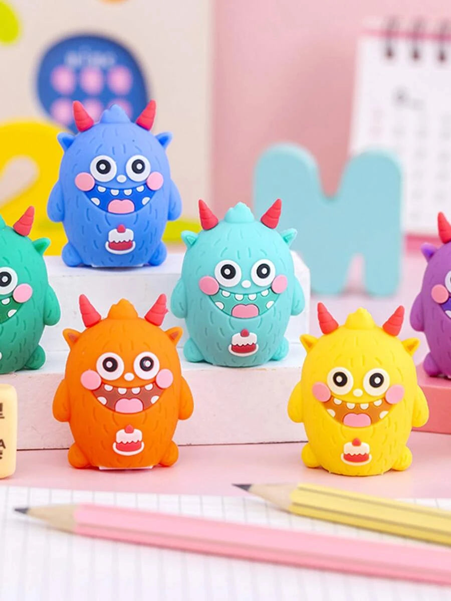 Monster Sharpner For kids (Assorted Color , Pack of 1)